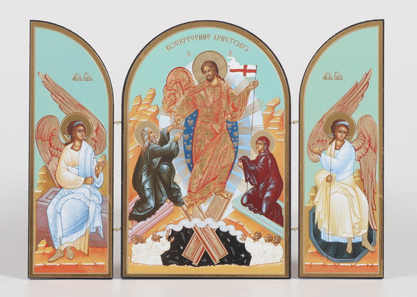 Christ the Victor - Russian Triptych Icon – Authentic Christian Gifts
