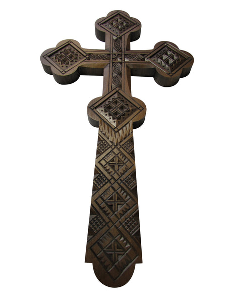 Ornate Ukrainian Wall Cross – Authentic Christian Gifts