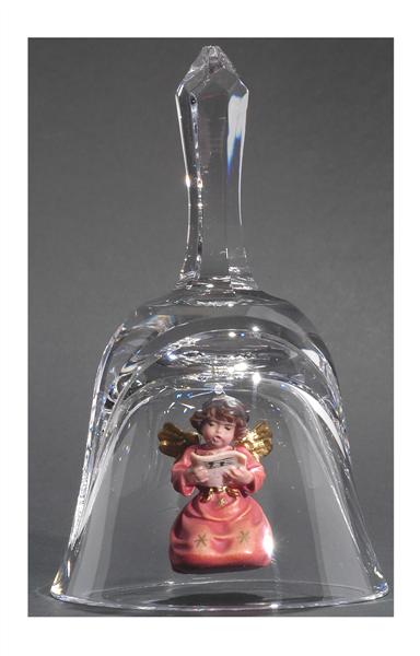 Crystal Bell Angel with Notes by PEMA – Authentic Christian Gifts