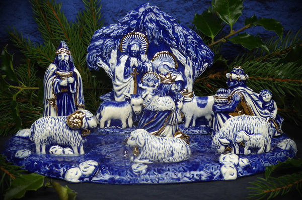 Large Ceramic Nativity Scene – Authentic Christian Gifts