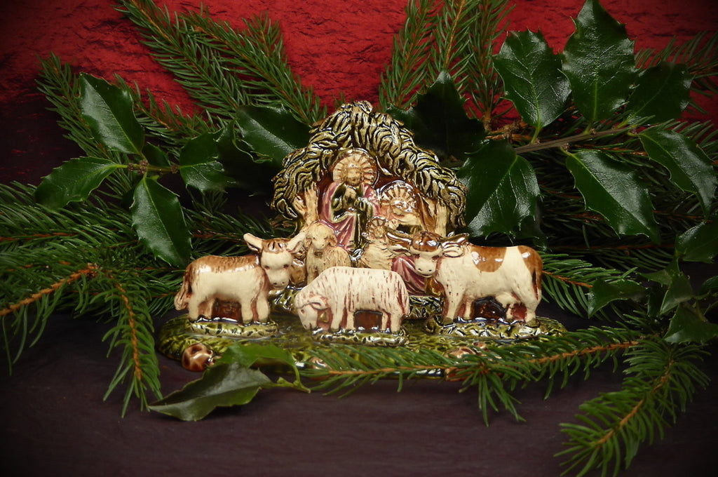 Small Ceramic Nativity Scene – Authentic Christian Gifts